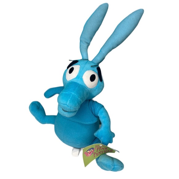 Pink Panther | Toys | Baby Pink Panther Blue Aardvark Plush Stuffed 5 ...